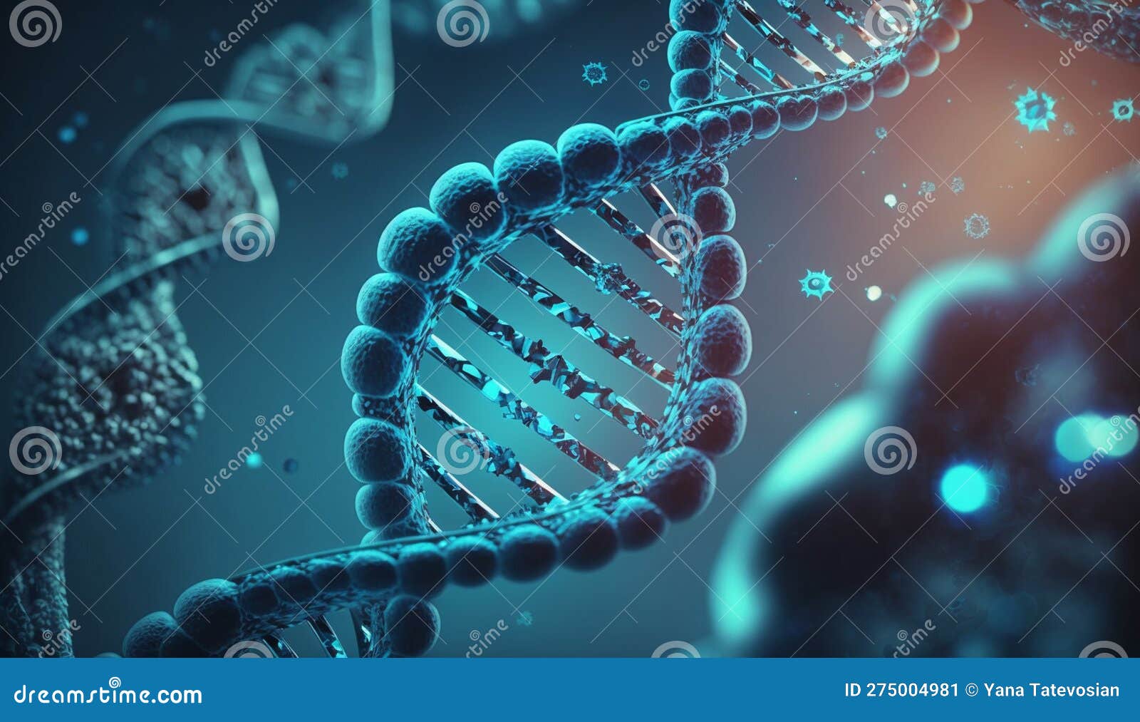 The Concept of Human DNA Evolution in the Distant Future. View Under a ...