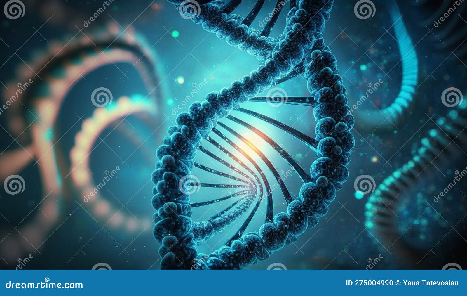 The Concept of Human DNA Evolution in the Distant Future. View Under a ...