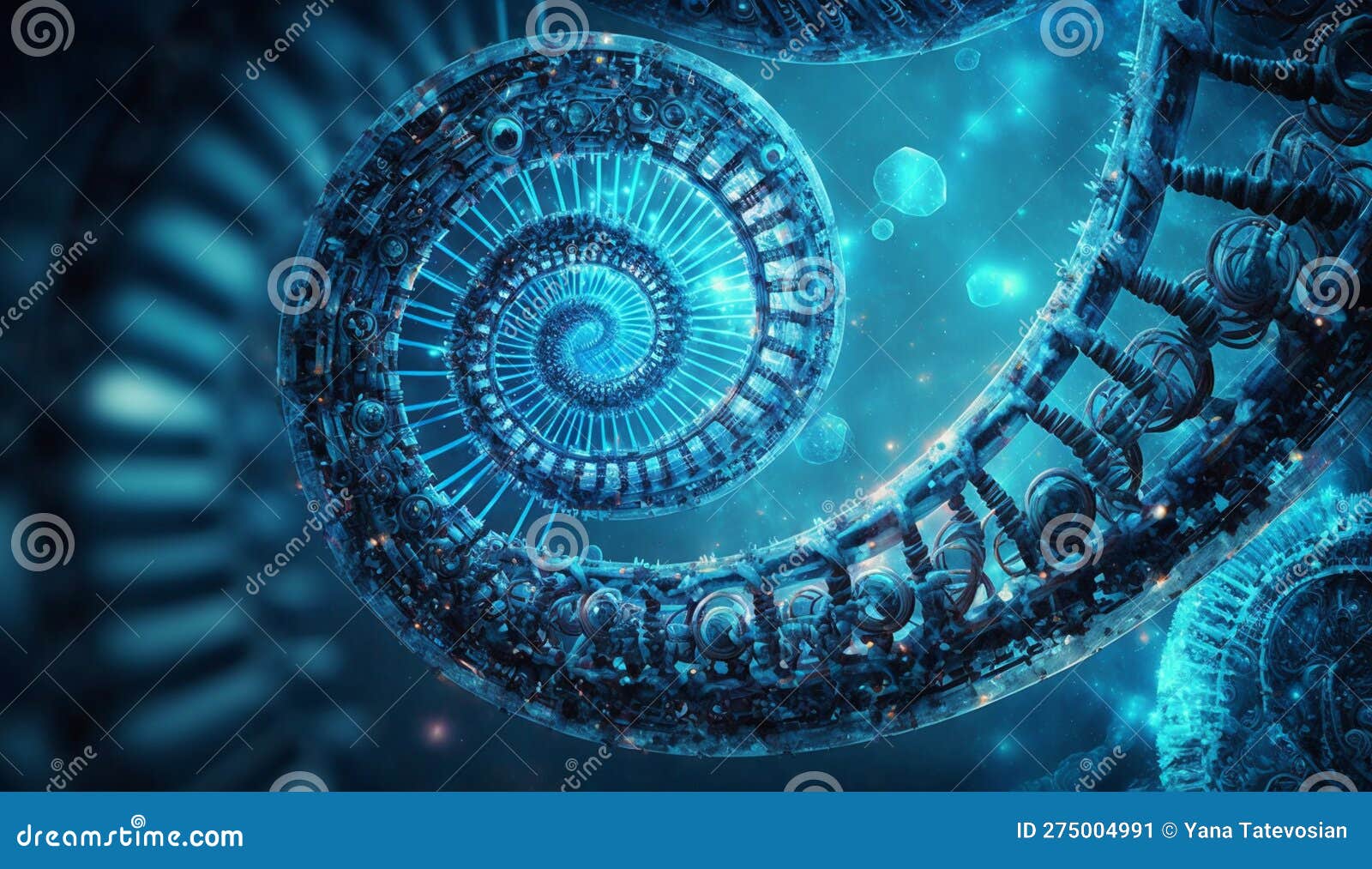 The Concept of Human DNA Evolution in the Distant Future. View Under a ...