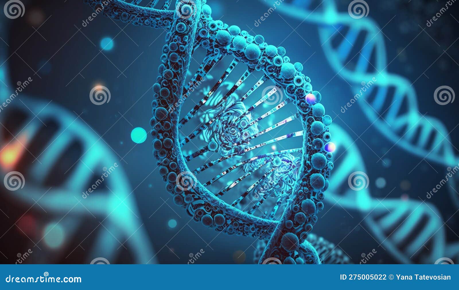 The Concept of Human DNA Evolution in the Distant Future. View Under a ...
