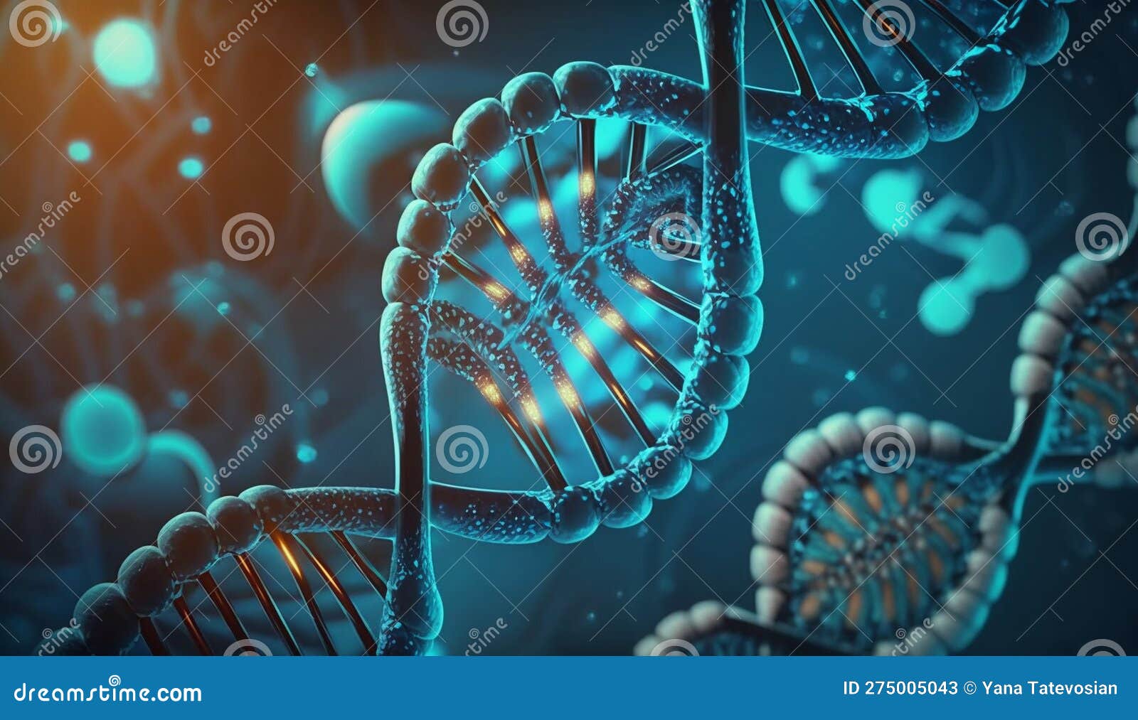 The Concept of Human DNA Evolution in the Distant Future. View Under a ...