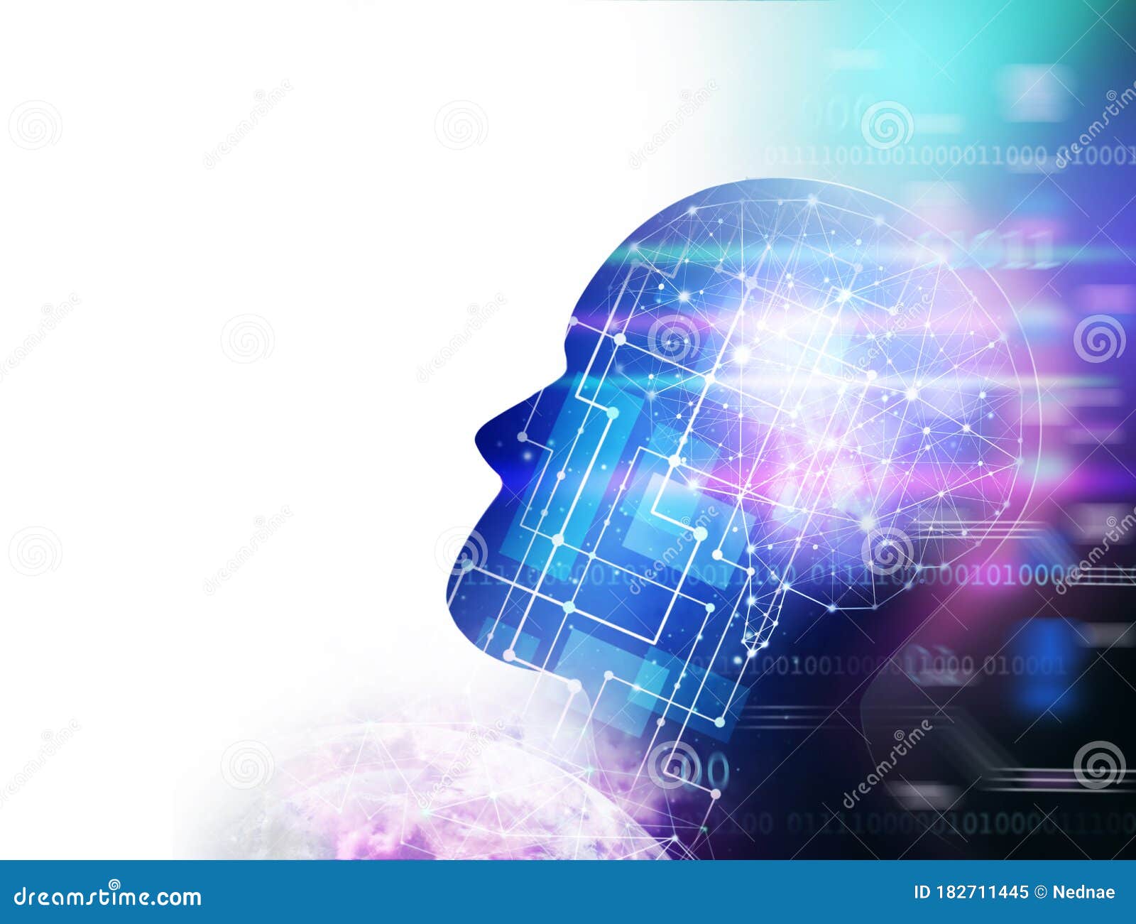 Concept of Human Intelligence Stock Illustration - Illustration of ...