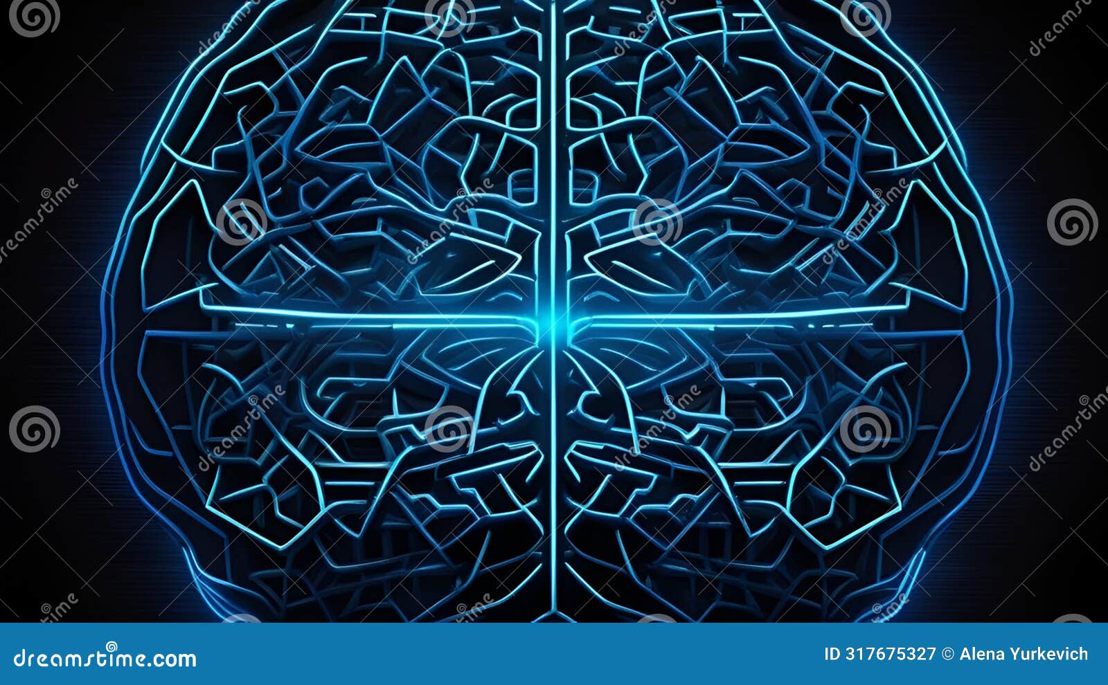 Concept of Human Intelligence, Brain Neurons, Brain Networks or ...