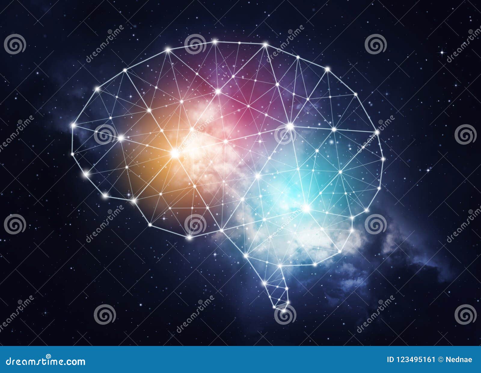 Concept of Human Intelligence. Stock Illustration - Illustration of ...