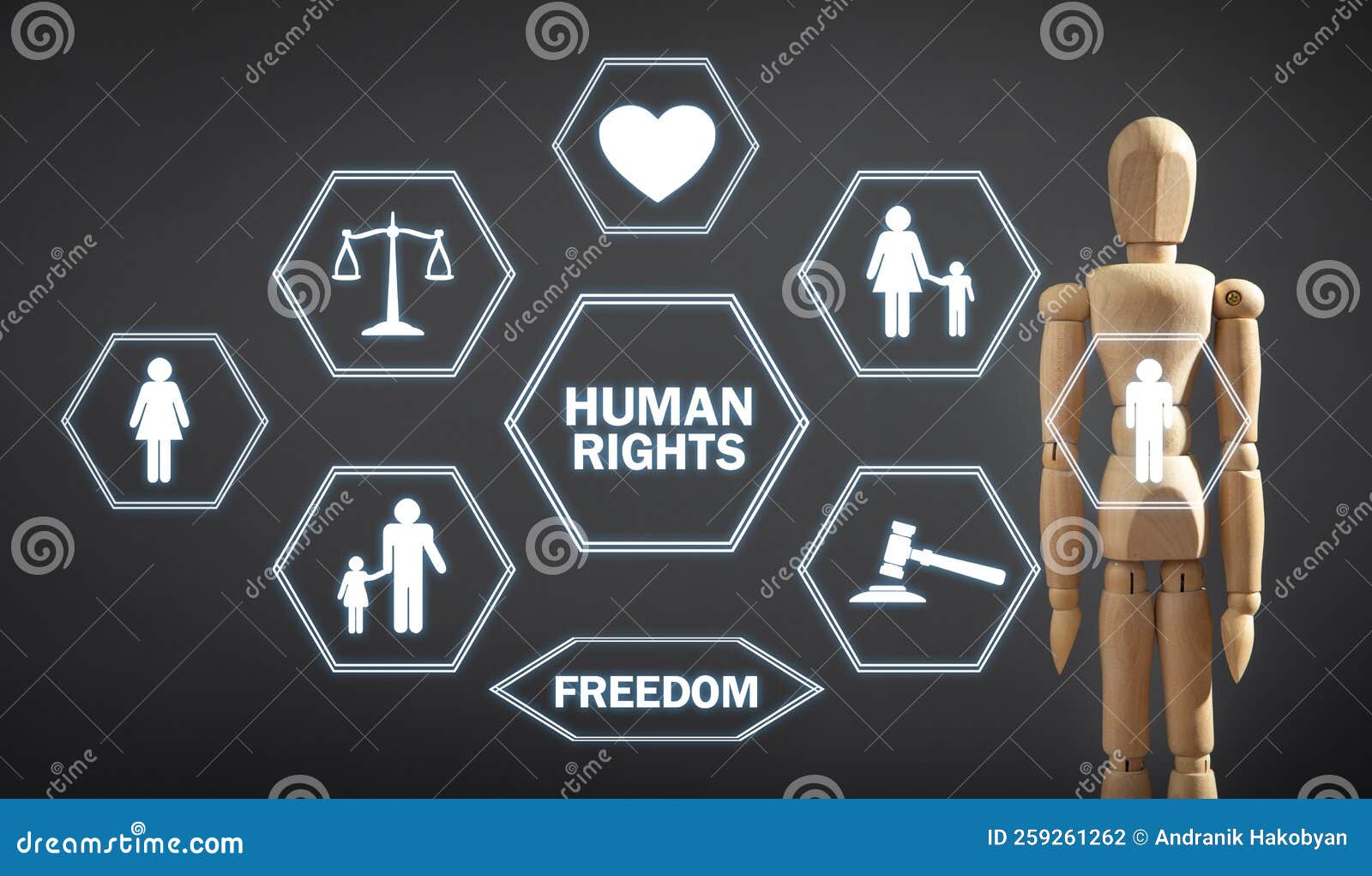 Concept of Human Rights. Social Stock Photo - Image of norms, text ...