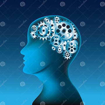 Concept of human thinking stock vector. Illustration of idea - 42378489