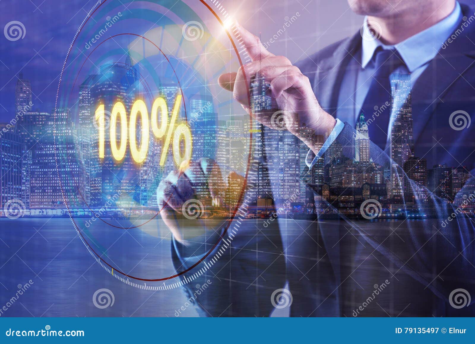 The Concept of Hundred Percent 100 Stock Image - Image of buttons ...