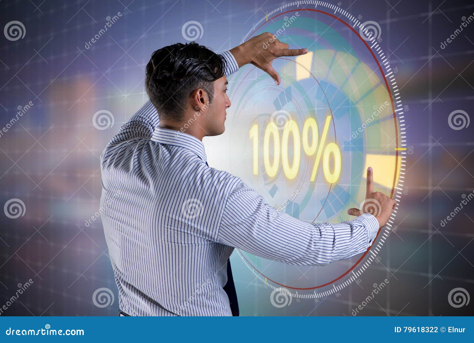 The Concept of Hundred Percent 100 Stock Photo - Image of perfection ...