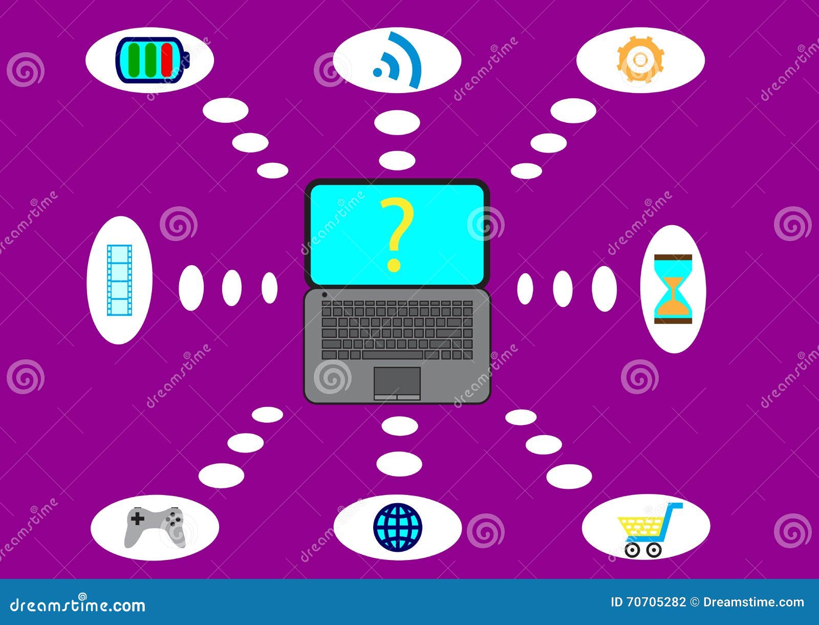 Concept icons for web stock illustration. Illustration of marketing ...