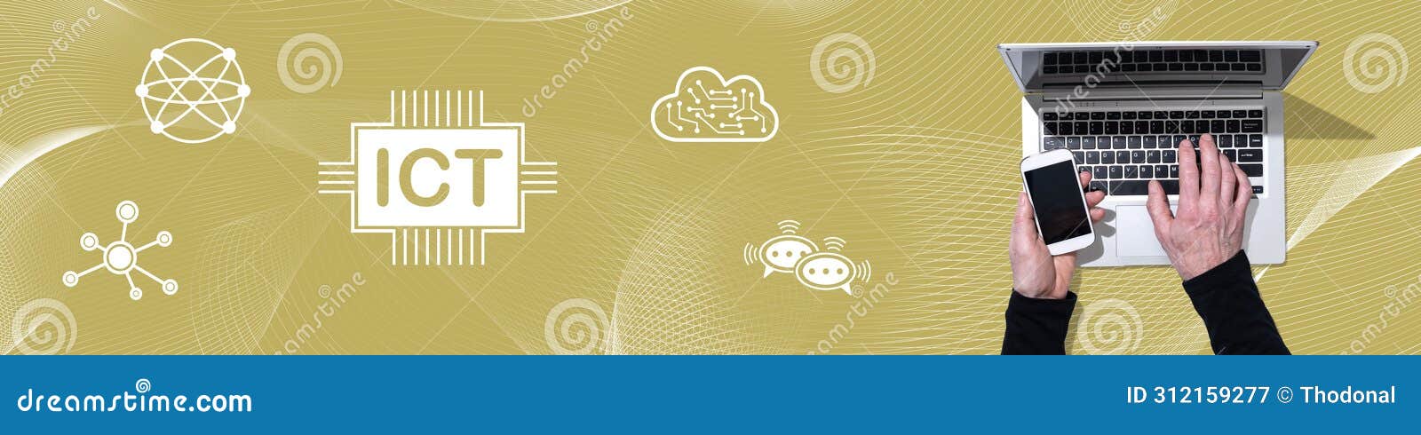 Concept of ict stock image. Image of technology, smart - 312159277