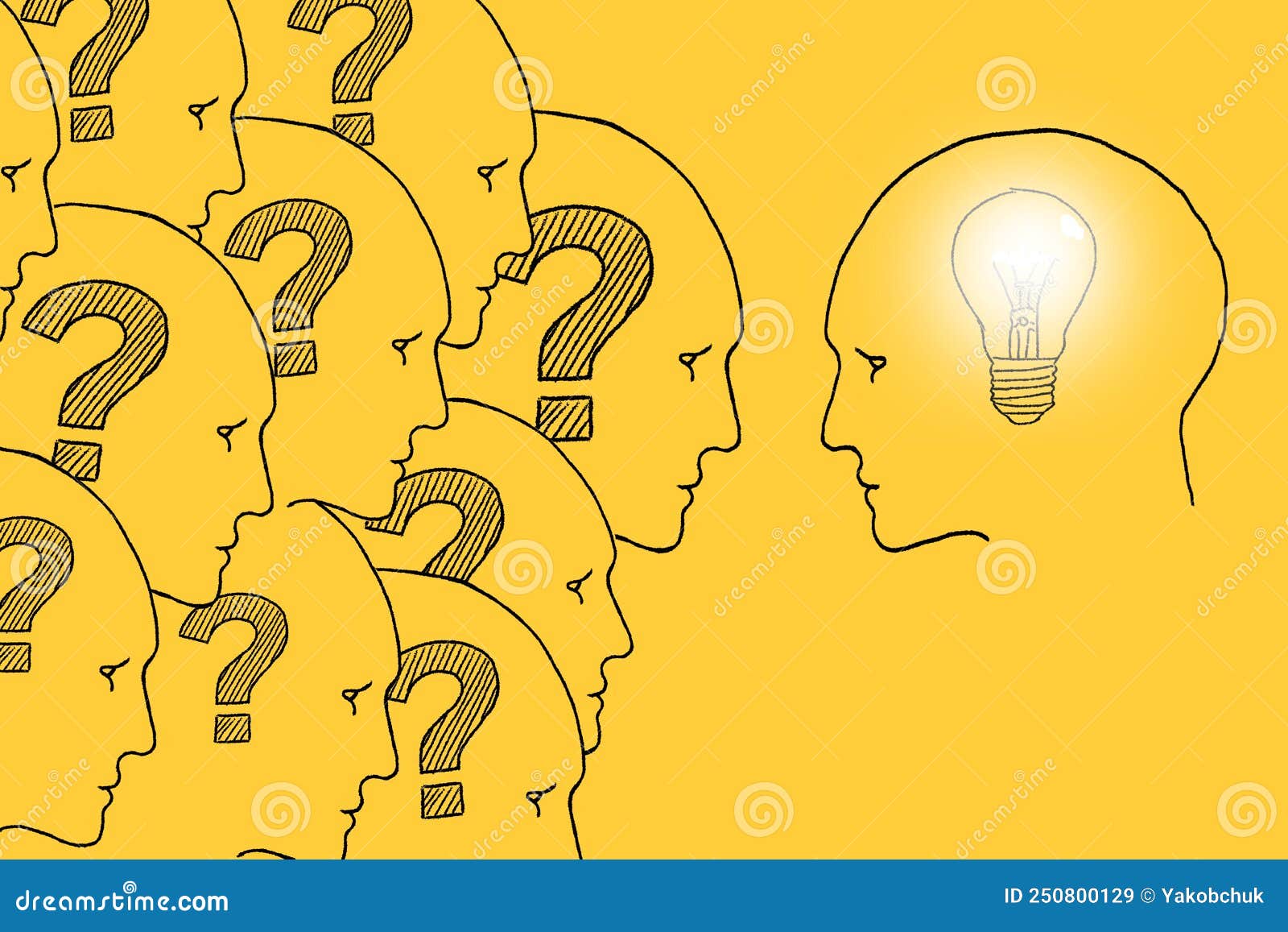 Concept of Idea generation stock image. Image of people - 250800129