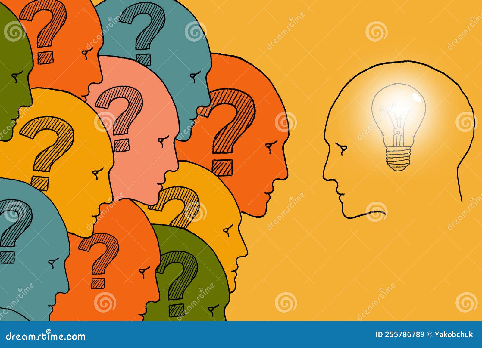 Concept of Idea generation stock image. Image of lightbulb - 255786789