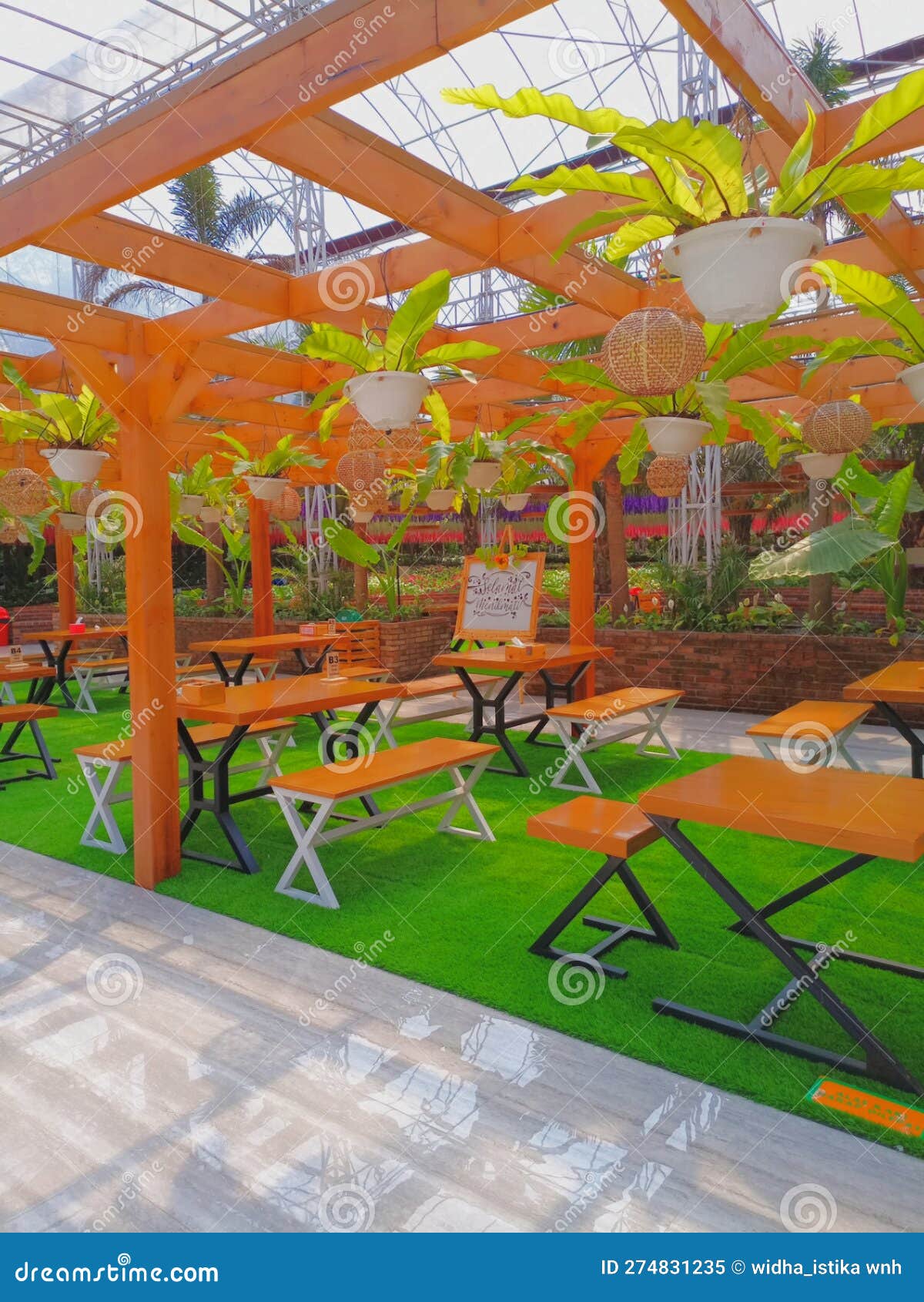 Concept Idea Make the Park in the House Stock Image - Image of park ...