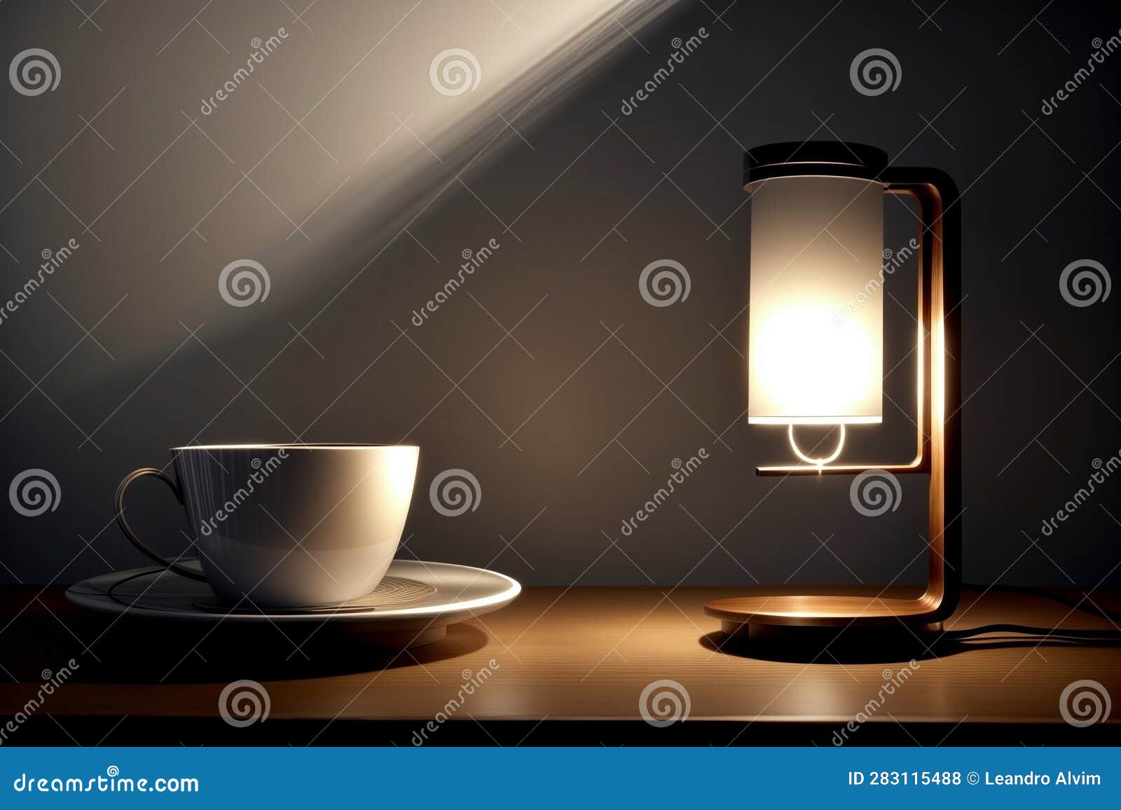 Illuminating Elegance a Captivating Photo of a Realistic Lamp.AI ...