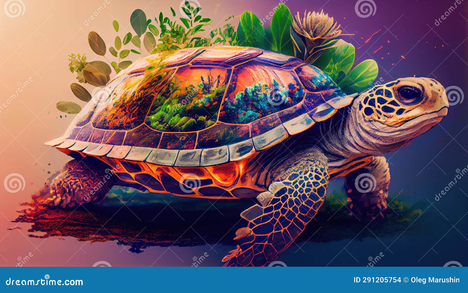 Giant Space Turtle Carrying Earth on Its Back is Wandering in Space ... Giant Space Turtle Carrying Earth on Its Back is Wandering in Space ...