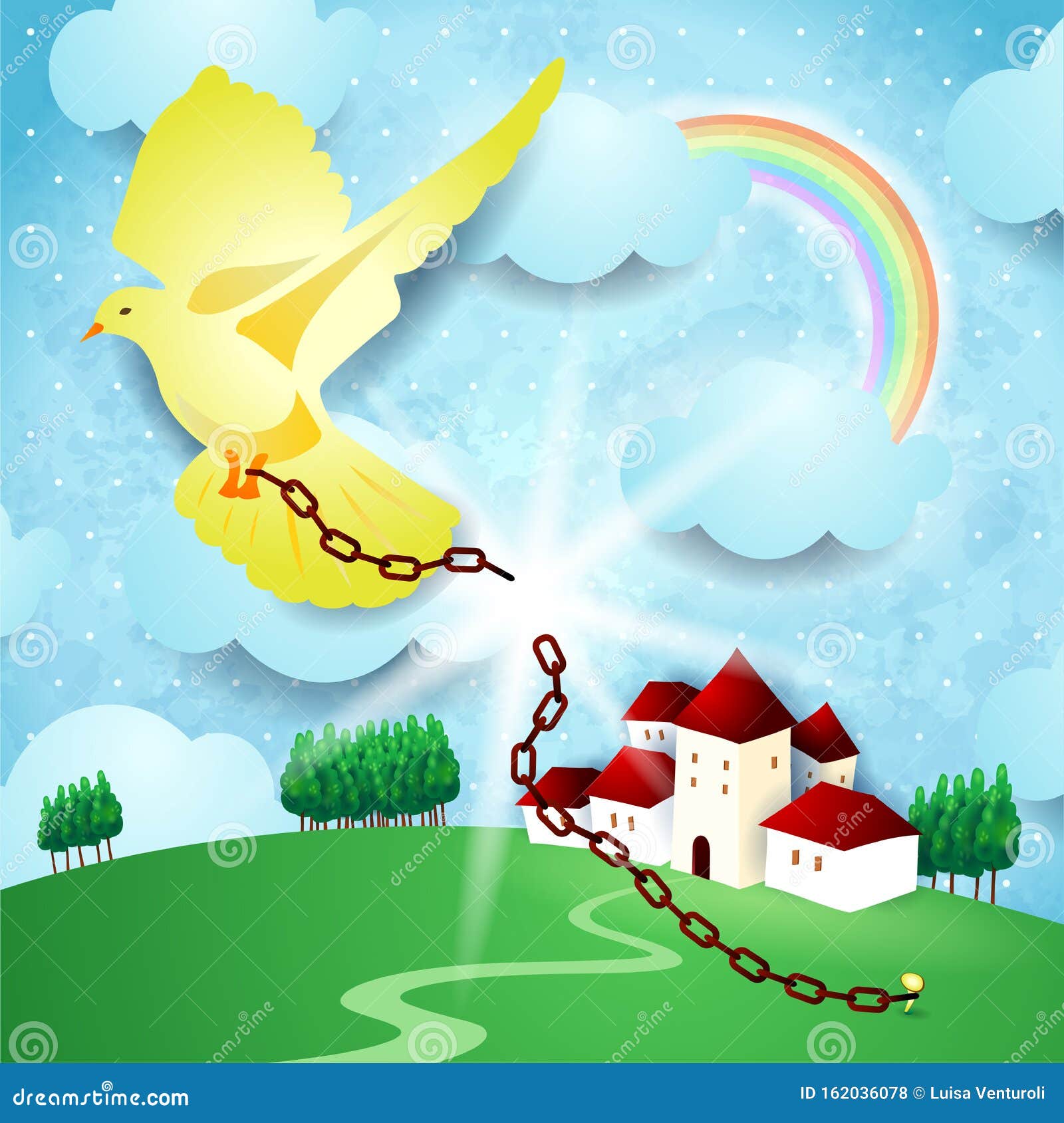 Concept Illustration of Life after Death Stock Vector - Illustration of ...