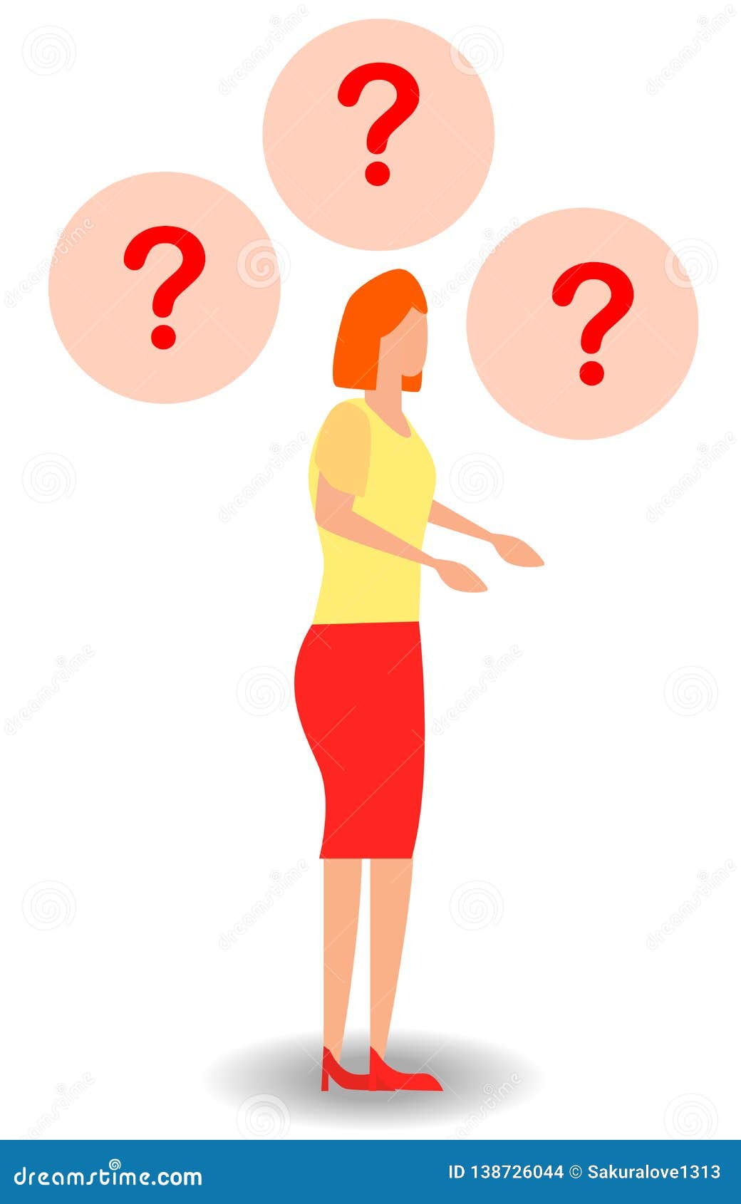 Concept Illustration of People Frequently Asked Questions, Waiting To ... Concept Illustration of People Frequently Asked Questions, Waiting To ...