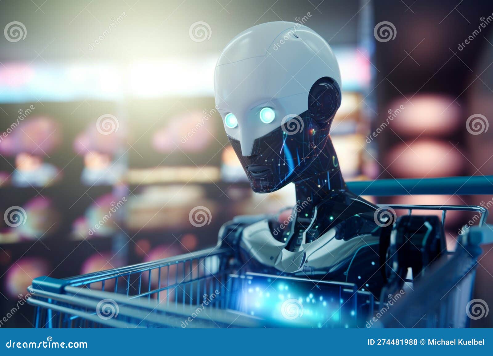 AI-Driven Retail: Revolutionizing the Shopping Experience Stock ...