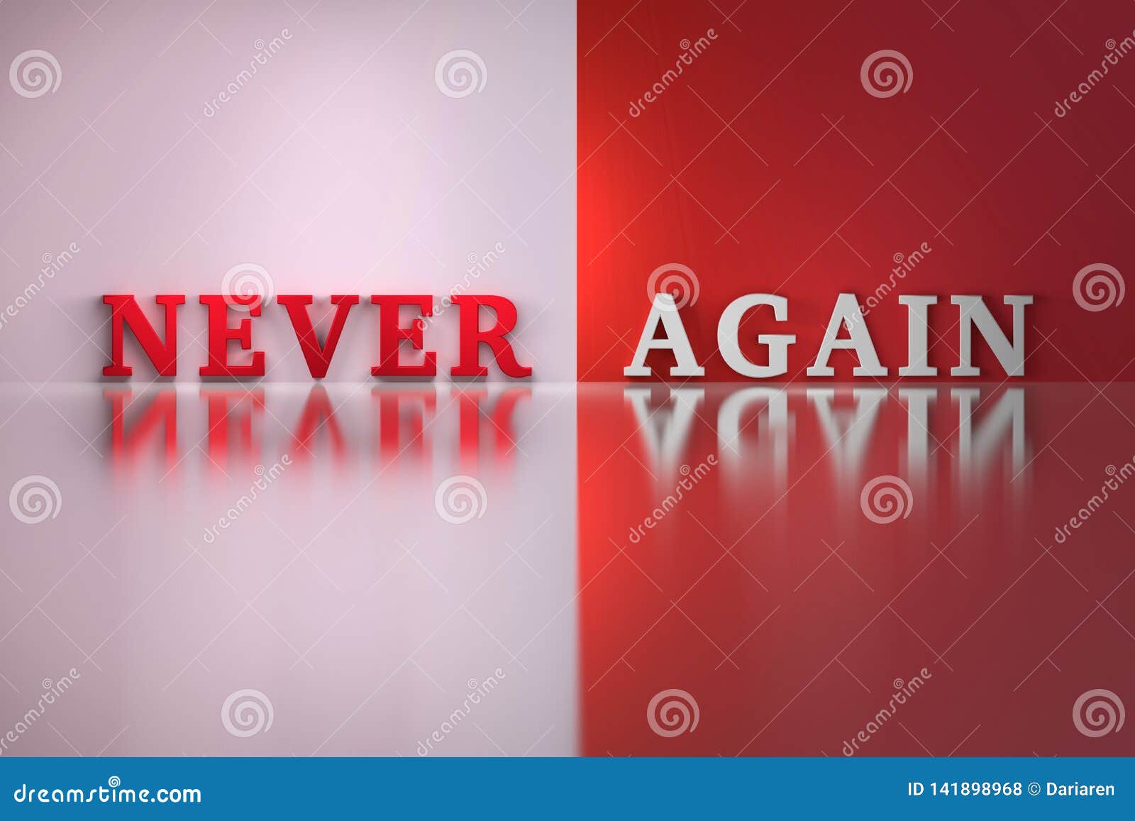 Never Again stock illustration. Illustration of font - 141898968