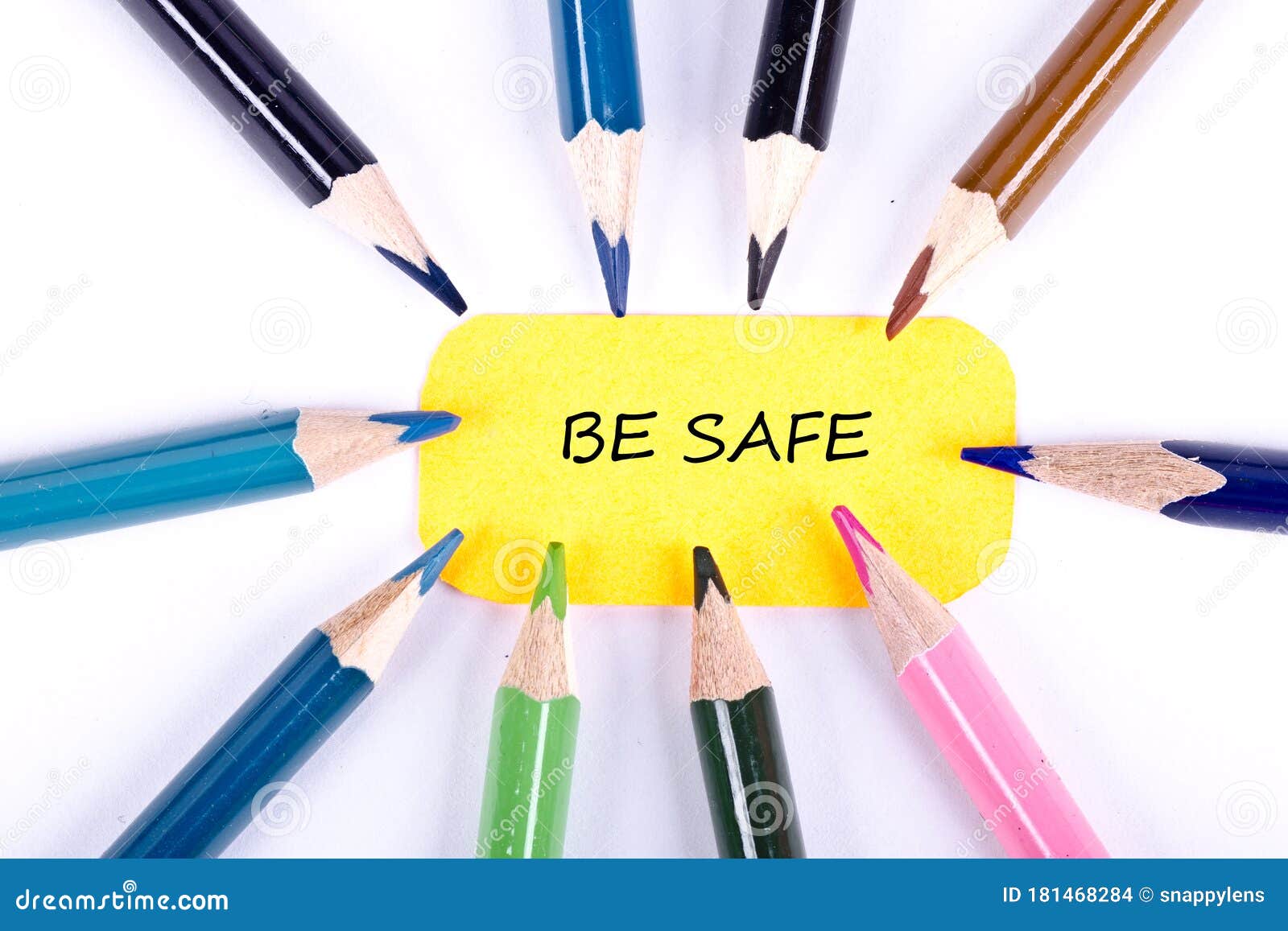 Concept Image with Be Safe Word Stock Photo - Image of concept ...
