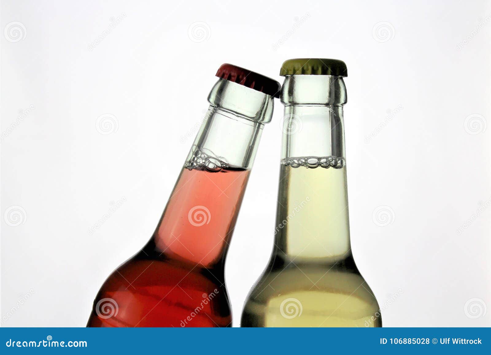 An Concept Image of Beer Bottles - with Copy Space Stock Photo - Image ...