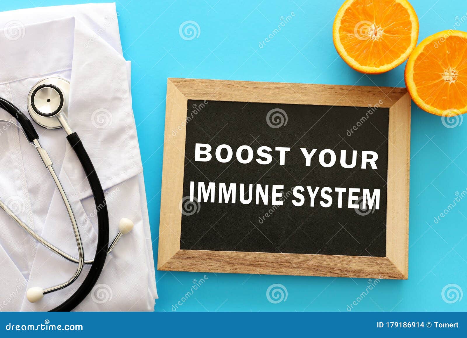 Concept Image of Boost Your Immune System Stock Photo - Image of ...