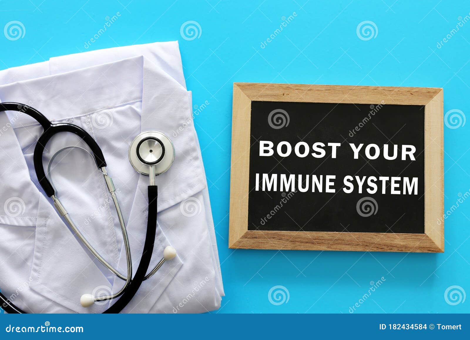 Concept Image of Boost Your Immune System Stock Photo - Image of food ...