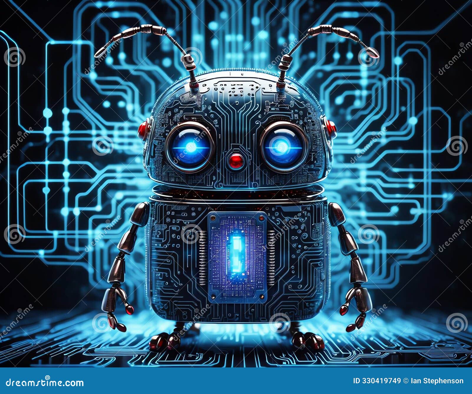 Concept Image of a Code Bug Inside a Computer that Could Be Malicious ...