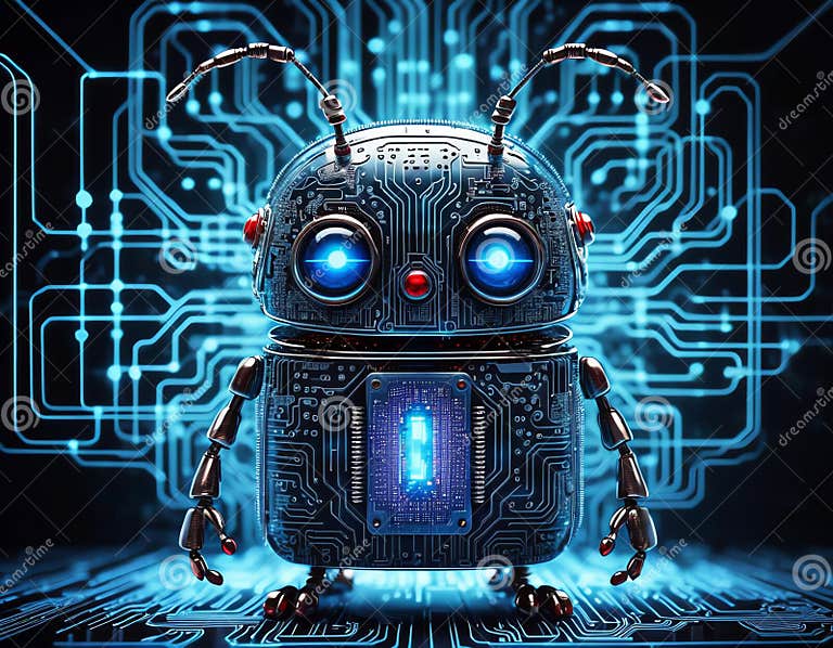 Concept Image of a Code Bug Inside a Computer that Could Be Malicious ...