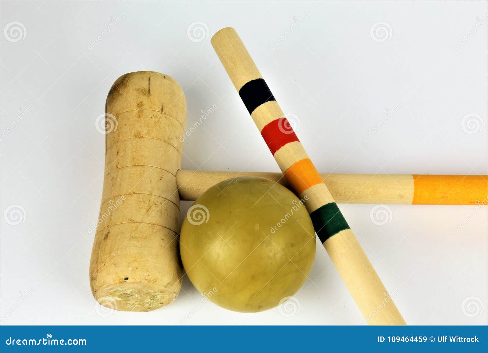 An Concept Image of a Croquet Game Set with Ball Stock Image - Image of ...