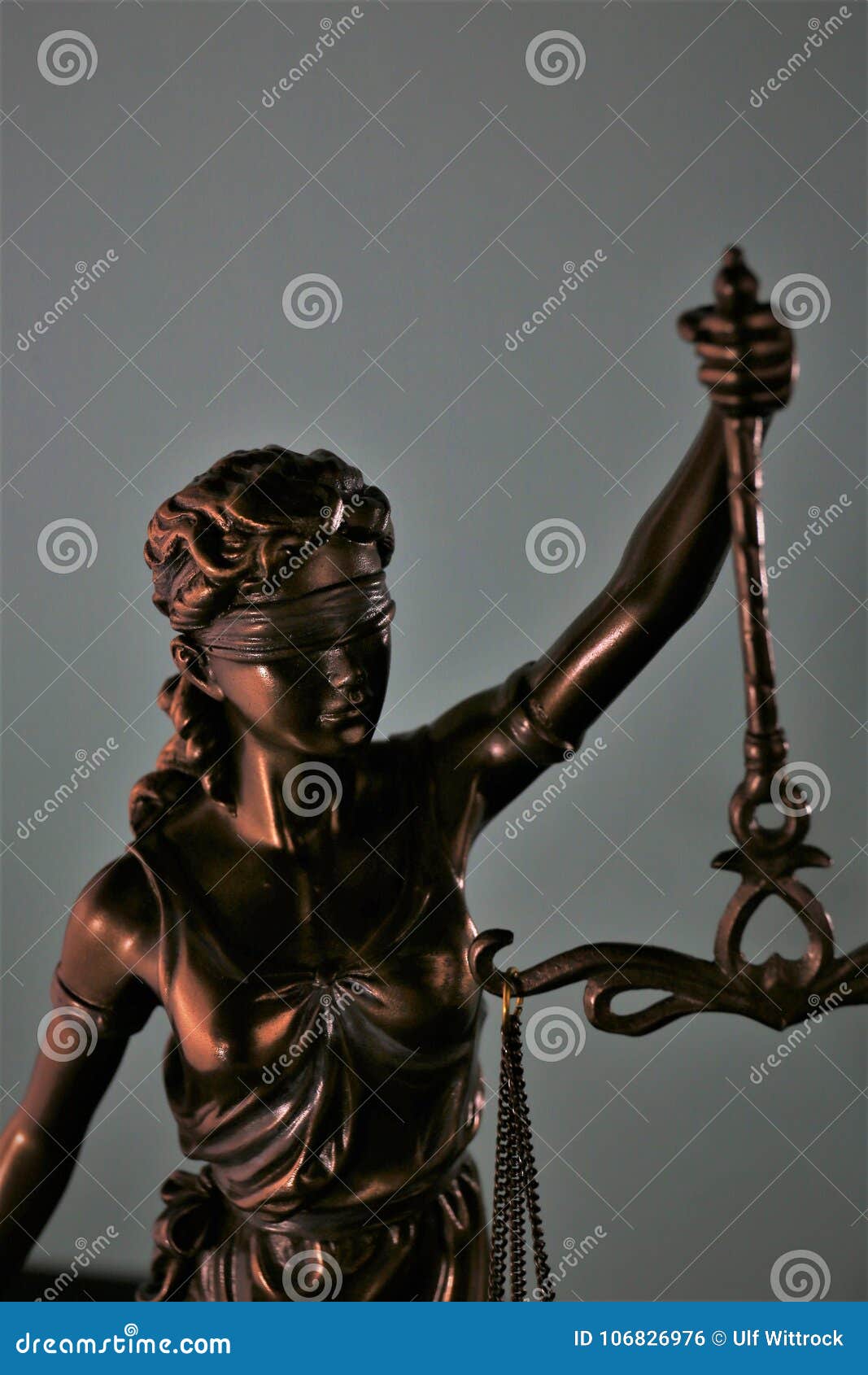 An Concept Image of a Dark Justice Lady - Justitia, Symbol, Judgment ...