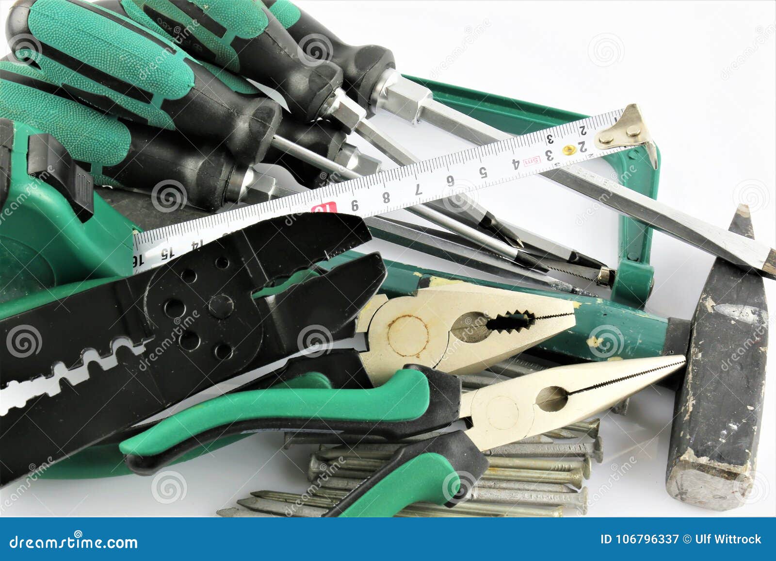 An Concept Image of a Handyman Tools Stock Image - Image of industrial ...