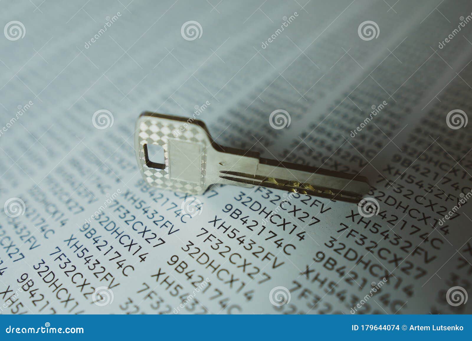 Concept Image of Internet Security, Key and Personal Information ...