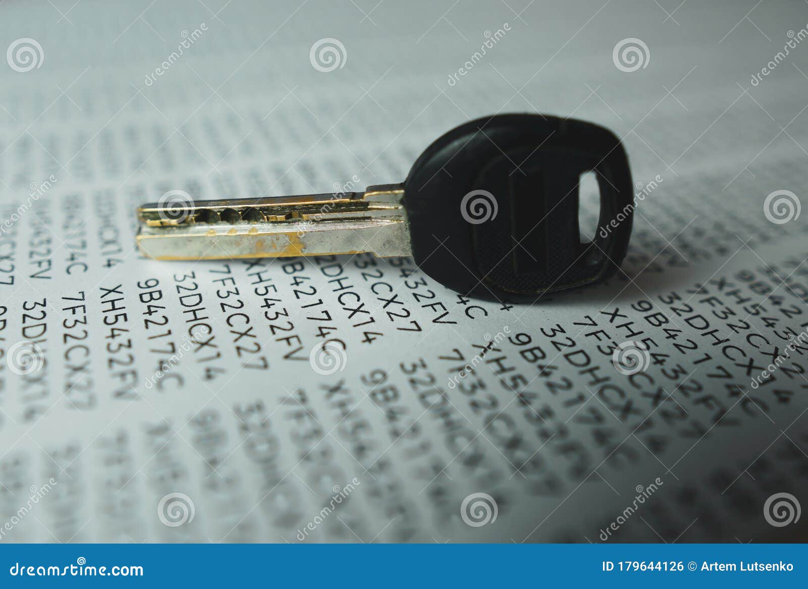 Concept Image of Internet Security, Key and Personal Information ...