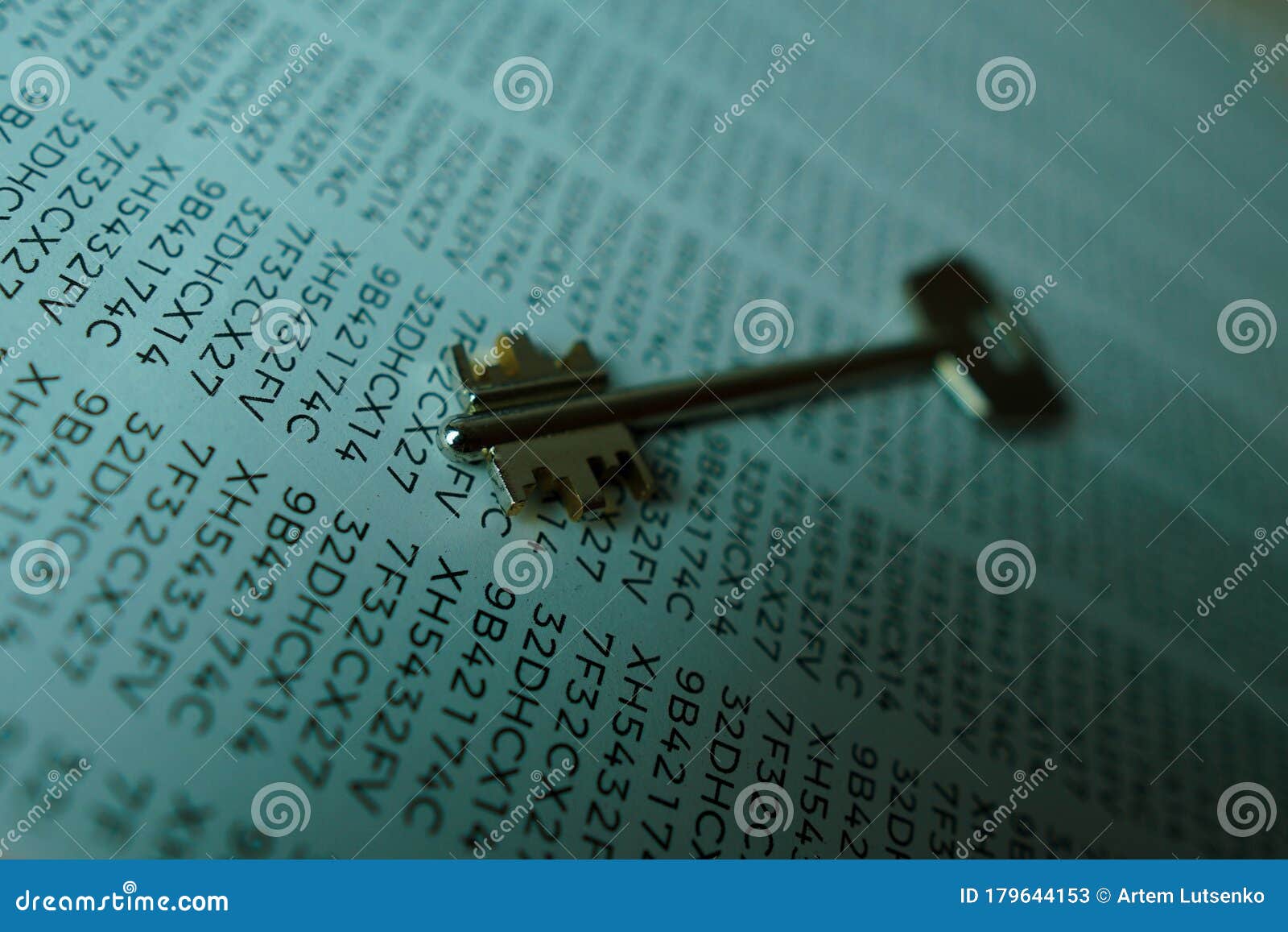 Concept Image of Internet Security, Key and Personal Information ...