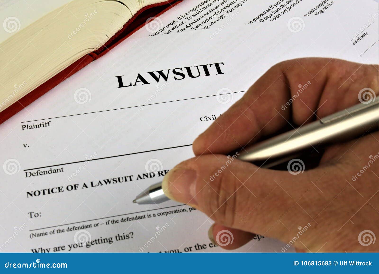 An Concept Image of a Lawsuit Stock Image - Image of finance, legal ...