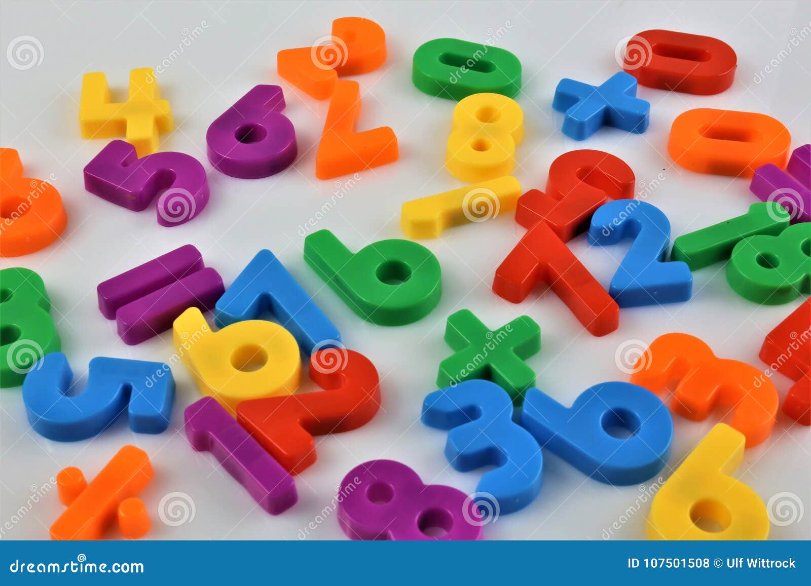 An Concept Image of Magnetic Numbers Stock Photo - Image of games ...
