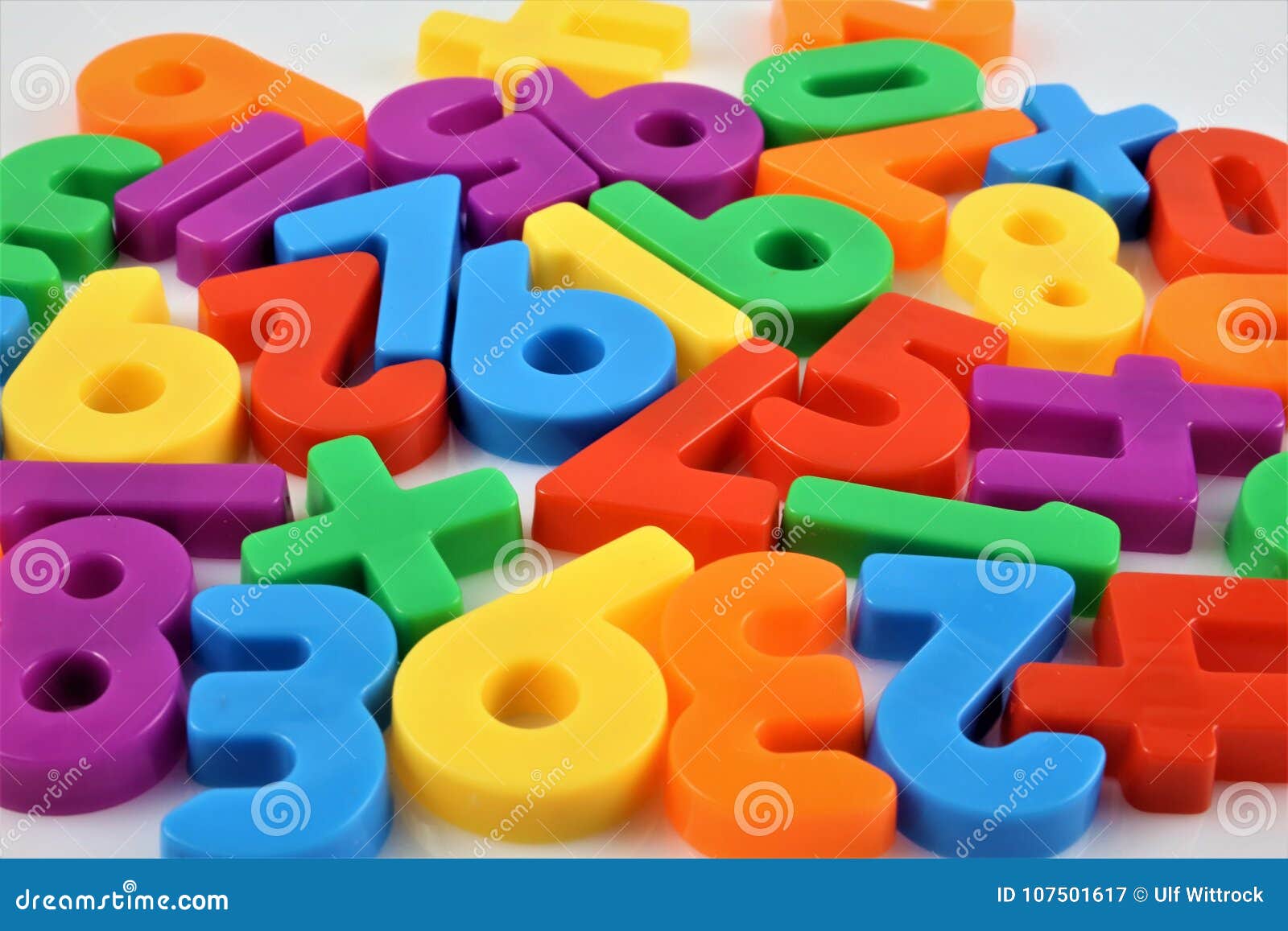 An Concept Image of Magnetic Numbers Stock Image - Image of blue ...