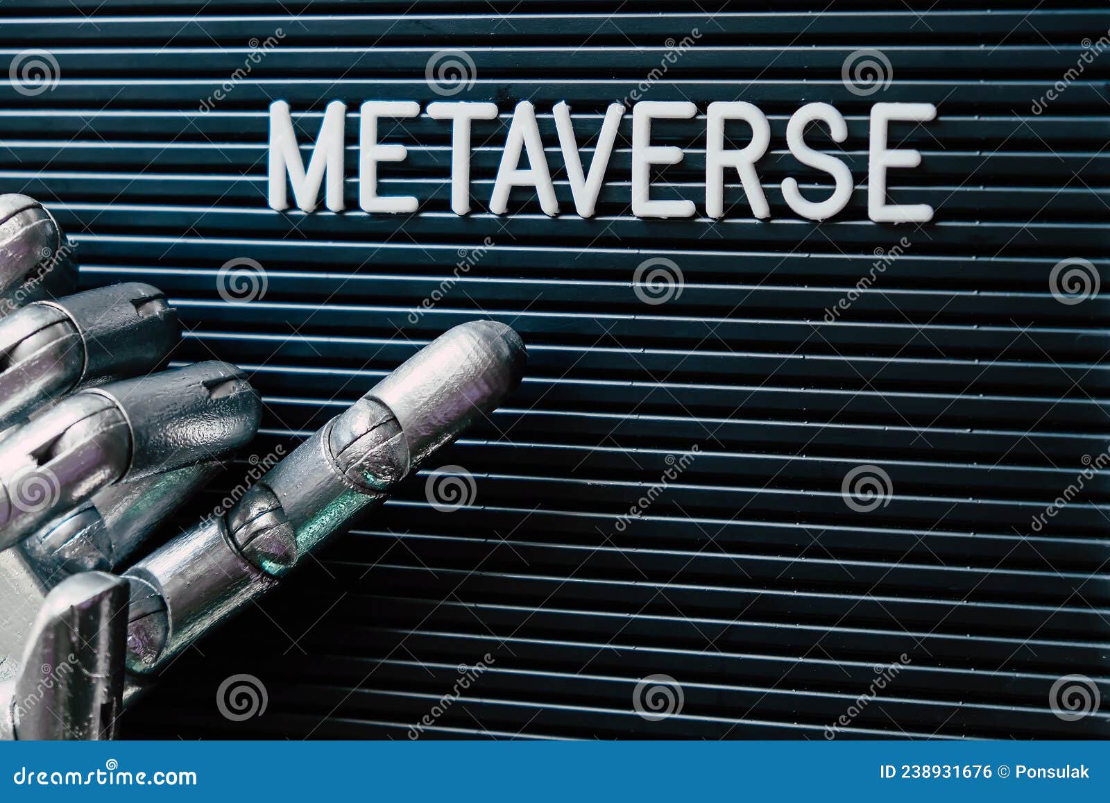 Concept Image of Metaverse Background Stock Photo - Image of technology ...