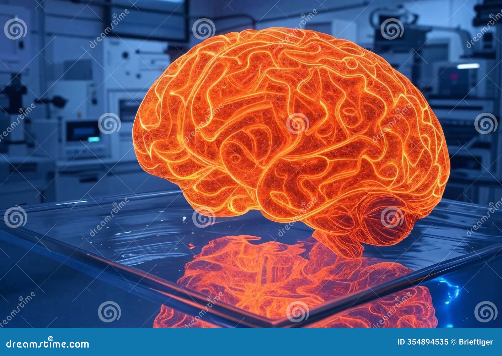 Concept Image: Neural Tissue Development with Bioprinting Stock ...