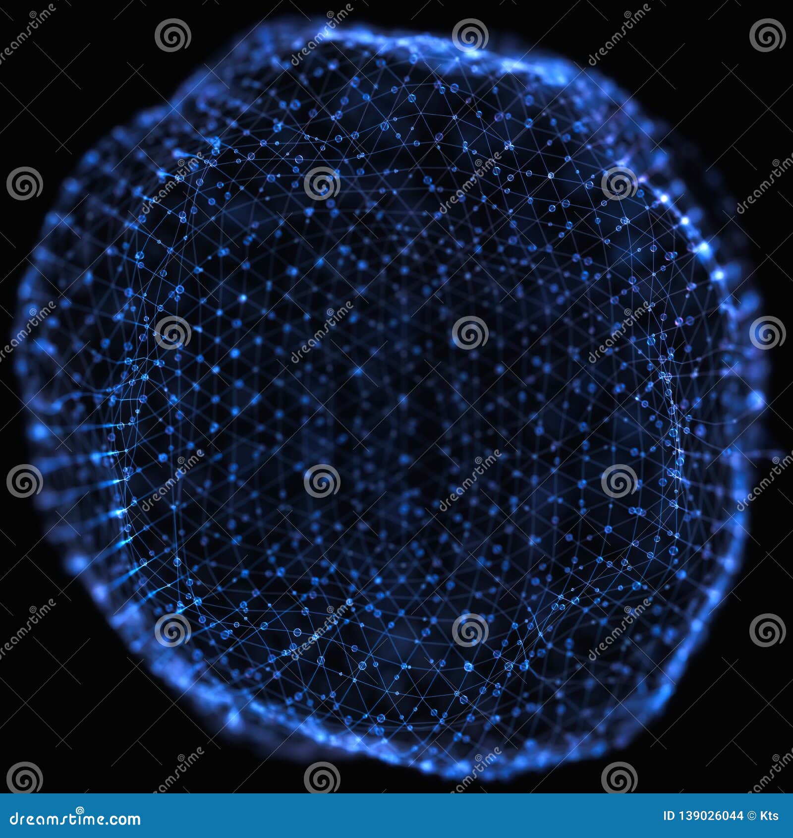 Organic Cell Structure Molecular Connections Stock Illustration ...