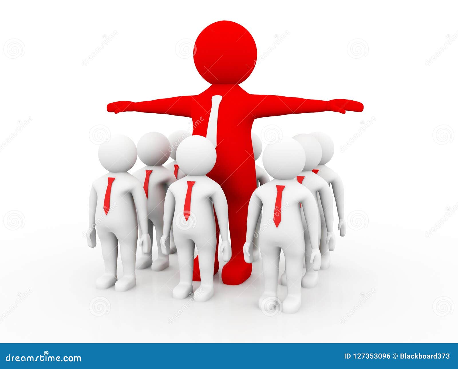 Business Network Concept, Leader, Leadership Concept, Business ...