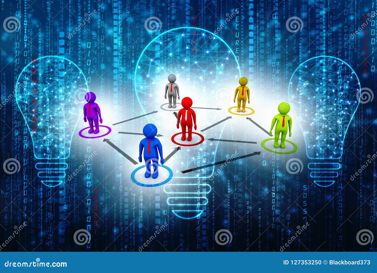 Business Network Concept, Leader, Leadership Concept, Business ...