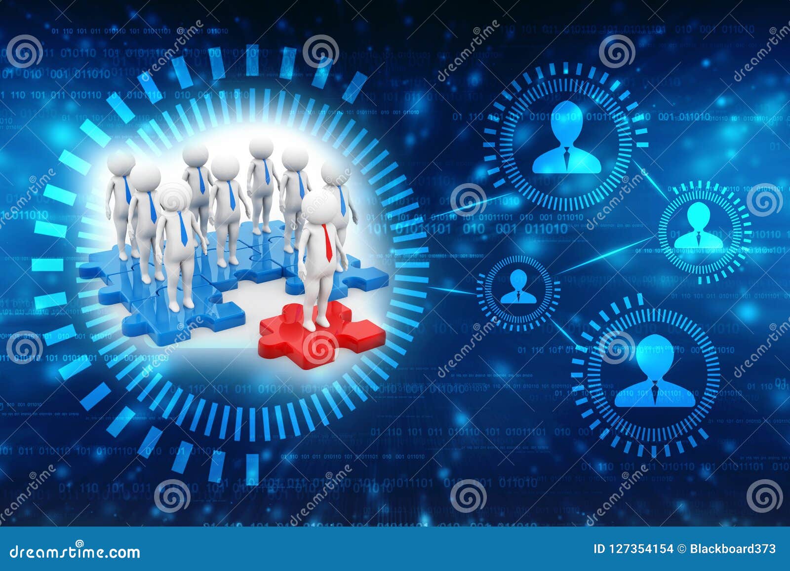 Business Network Concept, Leader, Leadership Concept, Business ...