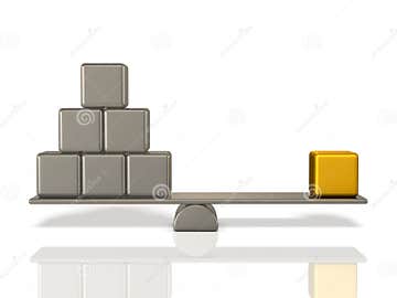 Concept Image that Represents the Scarcity Value Stock Illustration ...