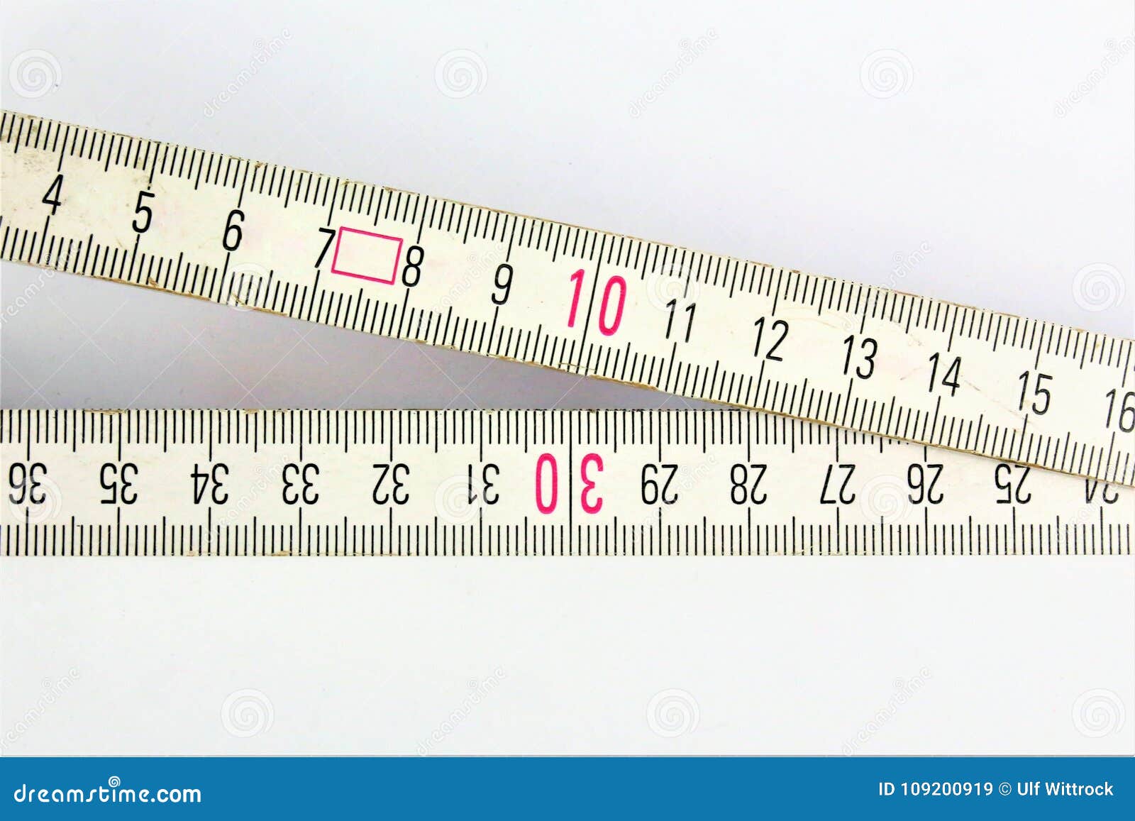 An Concept Image of a Ruler - with Copy Space Stock Image - Image of ...