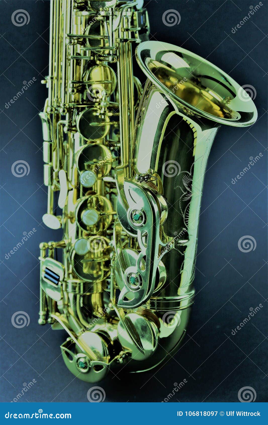 An Concept Image of a Saxophone - Music Stock Image - Image of ...