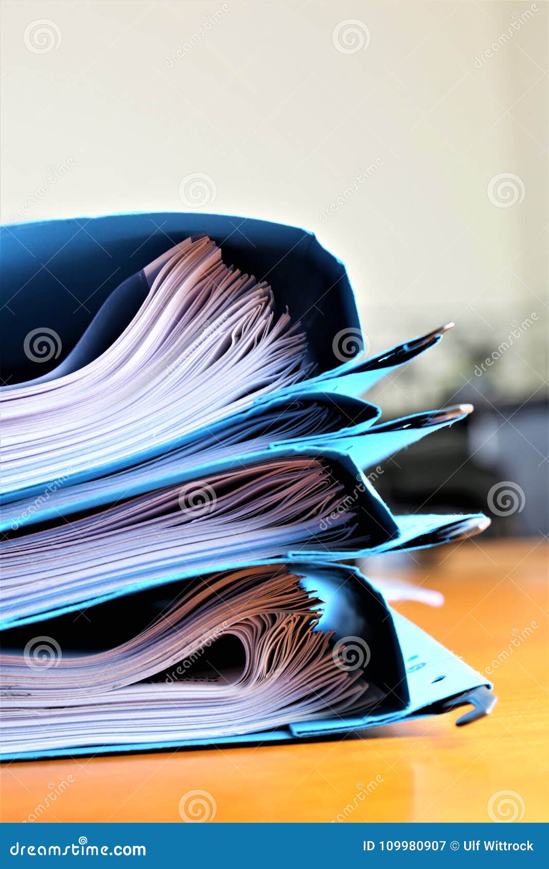 An Concept Image of Some Files with Documents Stock Image - Image of ...