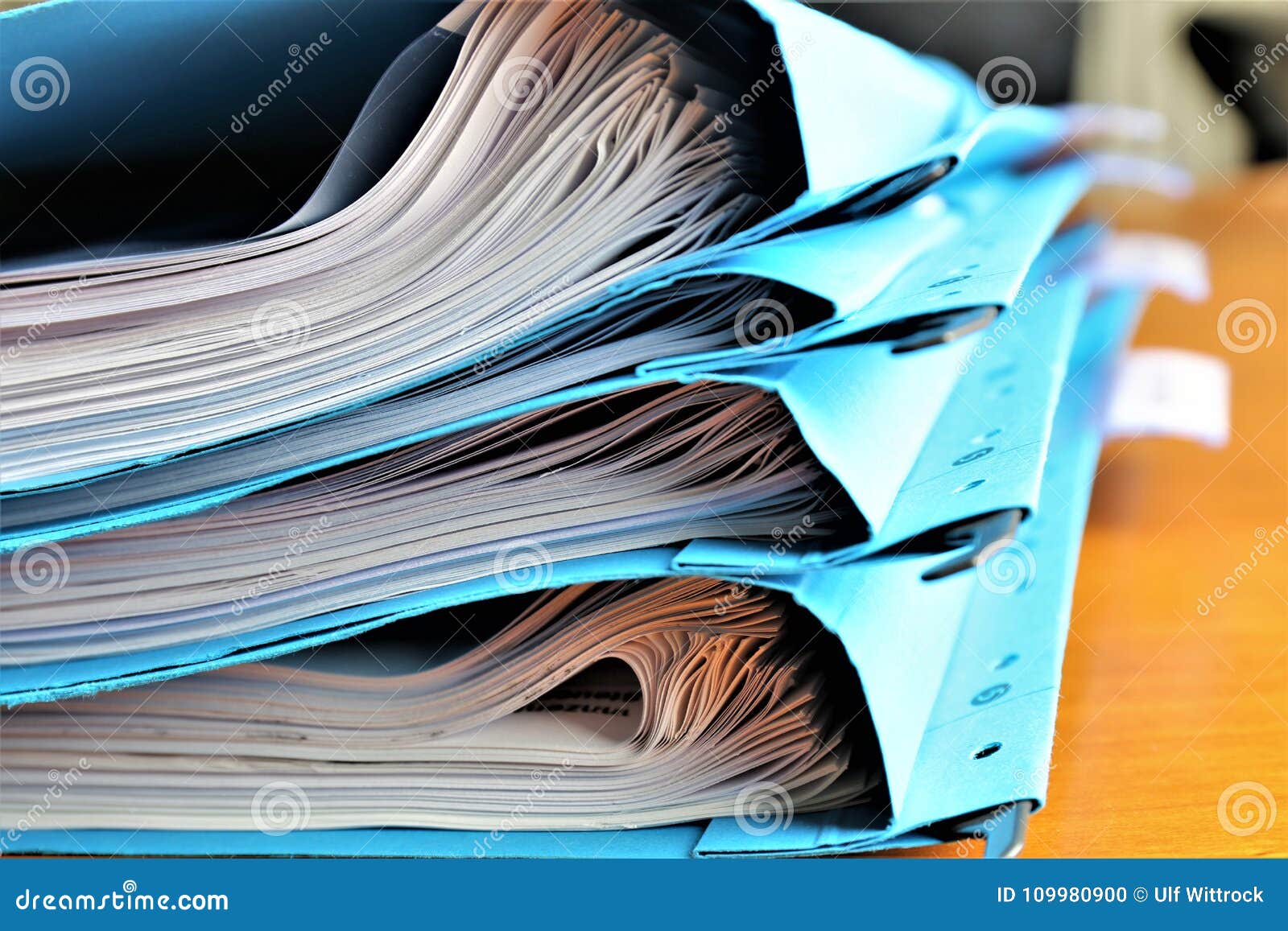 An Concept Image of Some Files with Documents Stock Photo - Image of ...