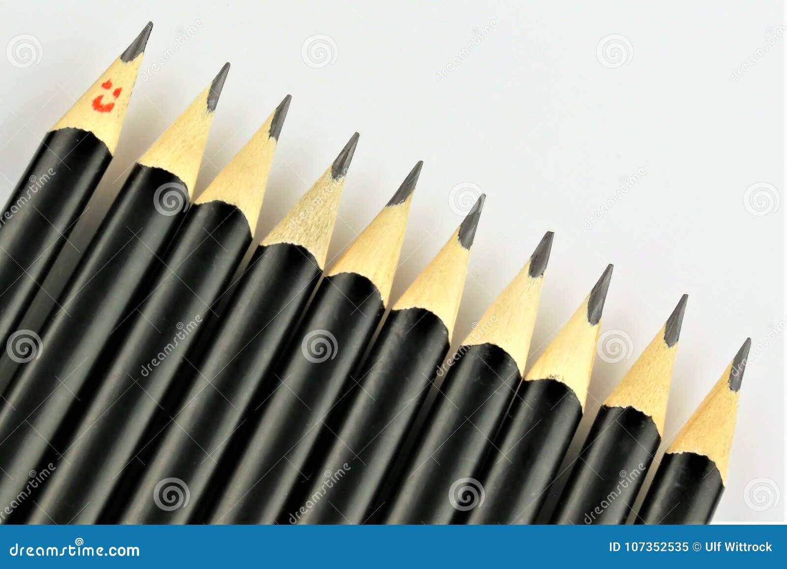 An Concept Image of Some Pencils - with Copy Space Stock Image - Image ...